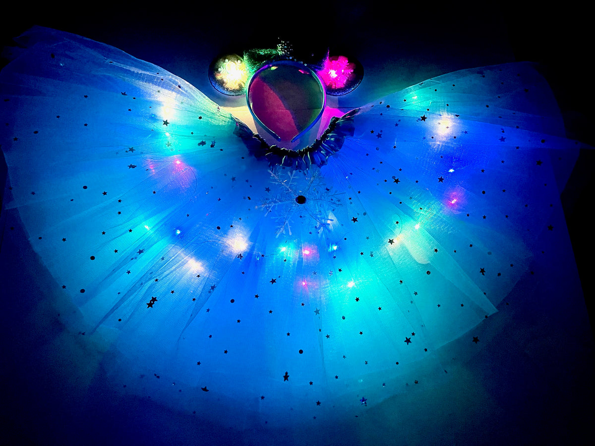 Frozen led tutu Elsa led tutu Frozen led ears Halloween Dress – MELODYLINEN